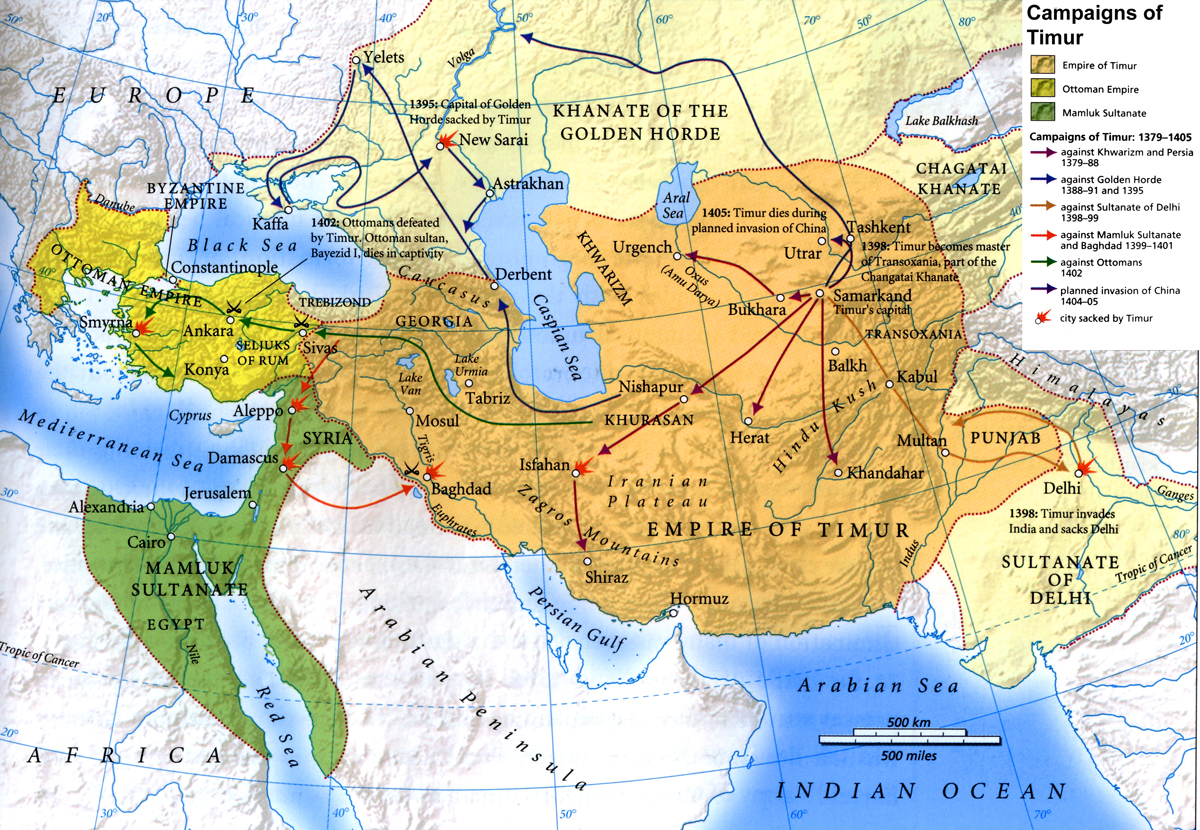 Today in Caucasian history: the Battle of the Terek River (1395) – The ...